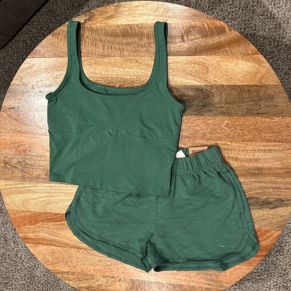 PINK Victoria's Secret | Pants & Jumpsuits | Sweat Shorts Set | Poshmark